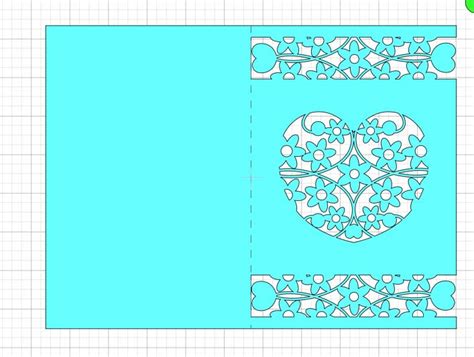 Intricate Floral Engagement Or Wedding Anniversary Card Free Svg Eps