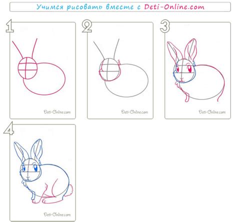 Как нарисовать зайца карандашом