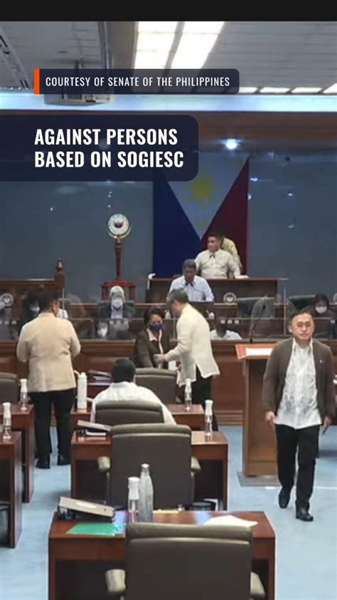 Sogie Anti Discrimination Bill Hurdles Senate Panel A Senate Panel