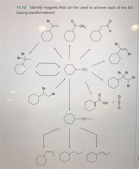 Solved 1112 Identify Reagents That Can Be Used To Achieve