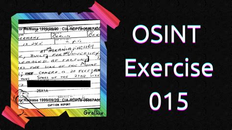 List Of Osint Exercises Sofia Santos Osint Analysis And Exercises