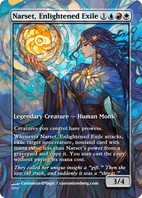 Narset Enlightened Exile Magic The Gathering Proxy Cards