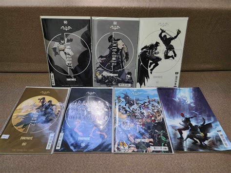Dc Batman Fortnite Zero Point Comics Limited Run Complete 6 Piece Set