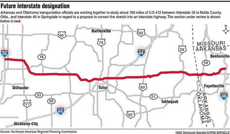 Arkansas Oklahoma Seek Public Input On Us 412 Interstate Study