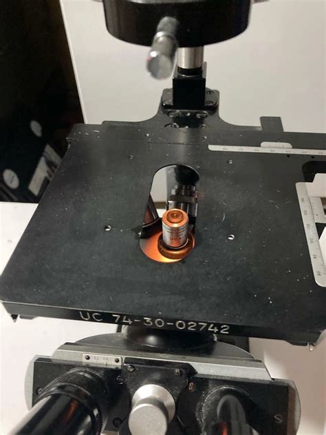 Vintage Nikon Ms Inverted Compound Microscope 4 Ob