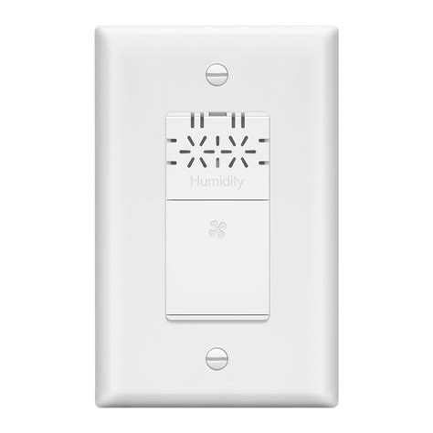 Humidity Sensor Switch Air Circulator No Neutral Required Ground Required Single Pole Wall