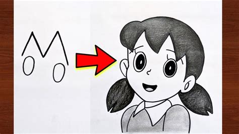 Step By Step Drawing Doraemon Cartoon Drawings Drawings Of Cartoons