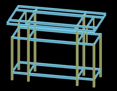 一个简单的钢框架模型没有特殊截面程序生成连接节点时卡住不动