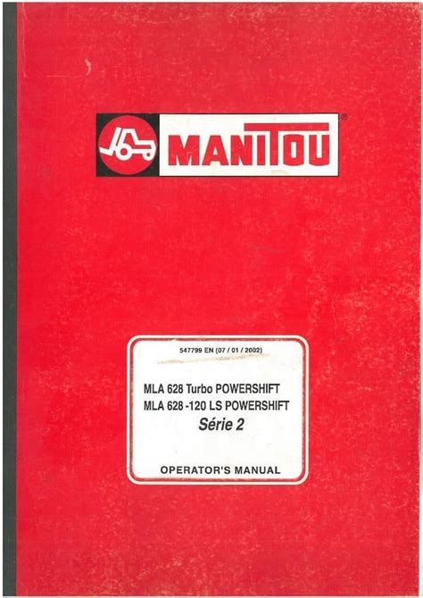 Manitou Telescopic Handler Mla 628 Turbo Powershift Mla628 120 Ls