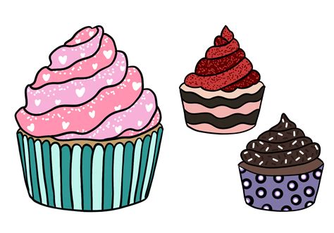 How To Draw A Cupcake Step By Step Easy