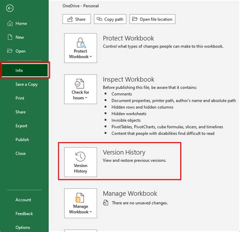How To Open A Previous Version Of An Excel File