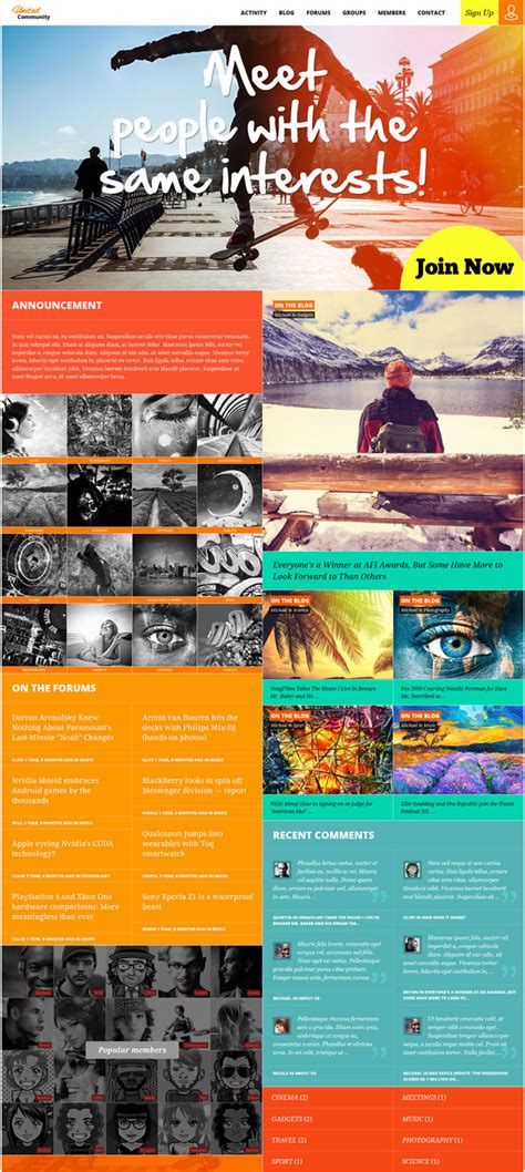 25 Best Responsive Buddypress Themes 2017 Designmaz