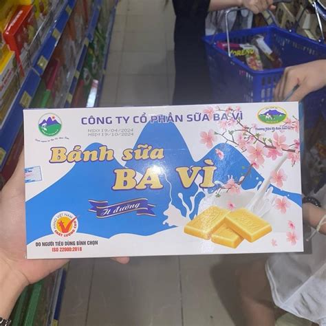 Bánh Sữa Ba Vì ít đường Trắng Hộp 150g Shopee Việt Nam