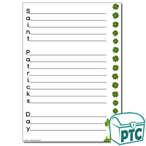 Saint Patricks Day Acrostic Poem