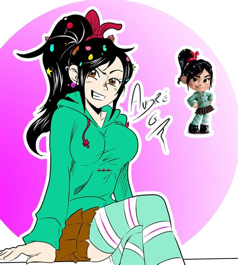 Vanellope Von Schweetz Adult Version By Andreguimaa On Deviantart