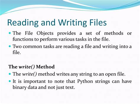 Python Files Directories Part16 Pptx Programming Languages