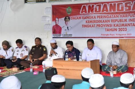 Setda Prov Kalteng Sambut HUT Ke 78 RI Wagub Kalteng Anjangsana Ke