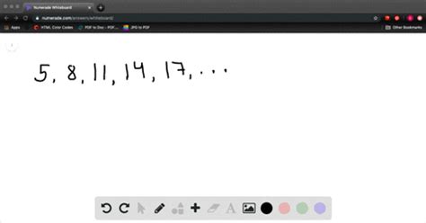 SOLVED Find The Next Two Terms In Each Sequence Write A Formula For The N Th Term Identify