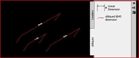 Oblique Dimension Continuous Setting Autocad 2d Drafting Object