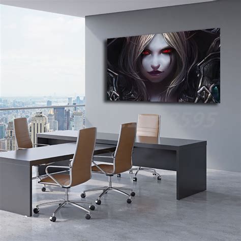 World Warcraft Sylvanas Windrunner Art Canvas Poster For Home Decor