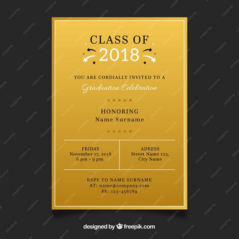 Graduation Party Program Template