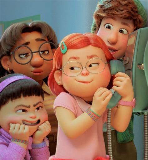 《turning Red》meilin Friends Disney Love Disney Art Disney Pixar Red Wallpaper Cute Disney