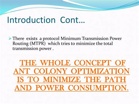 Ant Colony Optimization Ppt
