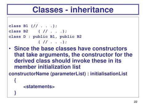 ppt classes inheritance powerpoint presentation free download id 6909942