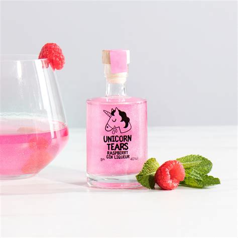 Unicorn Tears Raspberry Gin Liqueur Miniature Firebox®