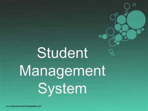 Student Management System Project Report C Ppt