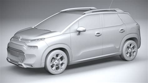 Citroen C3 Aircross 2022 3d Model 129 C4d 3ds Fbx Lwo Ma Max