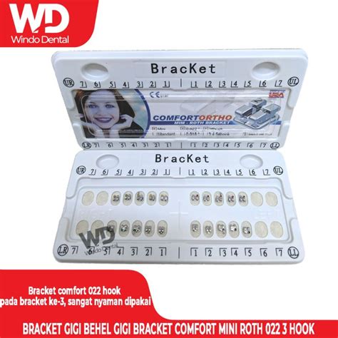 Jual Laku Dental Bracket Gigi Behel Gigi Bracket Comfort Mini Roth 022 3hook Shopee Indonesia