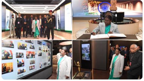 President Of India Smt Droupadi Murmu Visits The Pradhanmantri