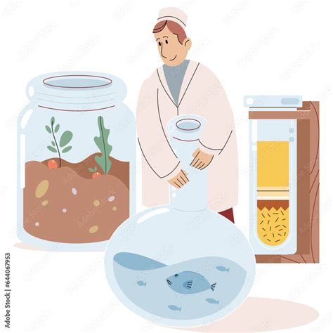 Scientists Conducts Research To Study Nature Makes Laboratory Analysis