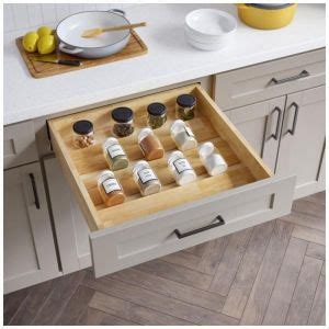 24 Drop In Spice Tray Drawer Insert