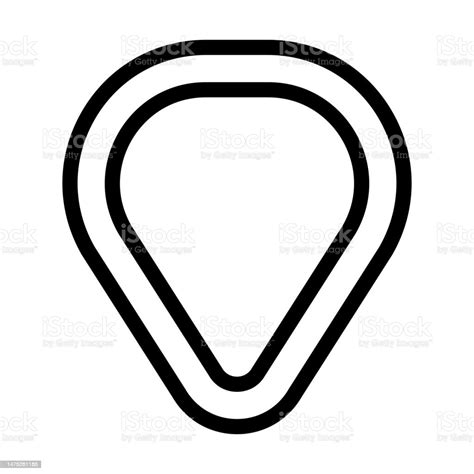 Plectrum 벡터 두꺼운 선 아이콘 개인 및 상업적 사용 기타 피크에 대한 스톡 벡터 아트 및 기타 이미지 기타 피크