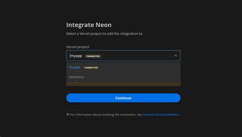 Install The Neon Postgres Previews Integration On Vercel Neon Docs
