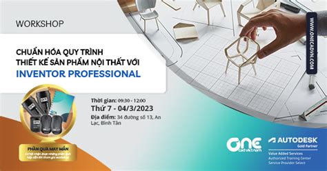 Workshop ChuẨn HÓa Quy TrÌnh ThiẾt KẾ SẢn PhẨm NỘi ThẤt VỚi Inventor