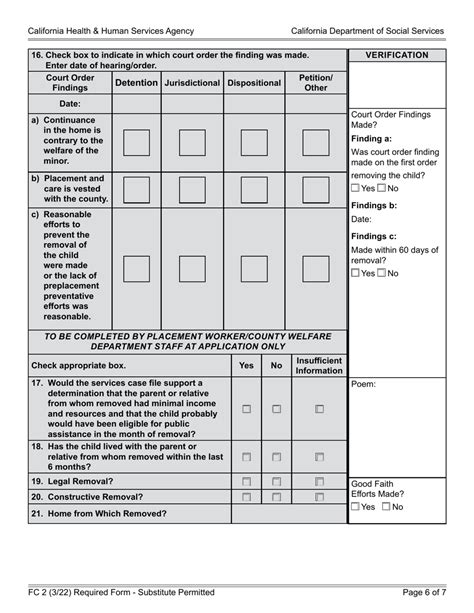 Form Fc2 Download Fillable Pdf Or Fill Online Statement Of Facts