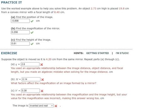 Solved Use The Worked Example Above To Help You Solve This