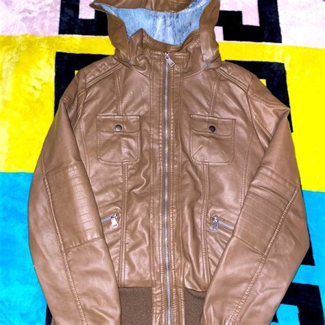 Macys Jackets And Coats Faux Leather Jacket Poshmark