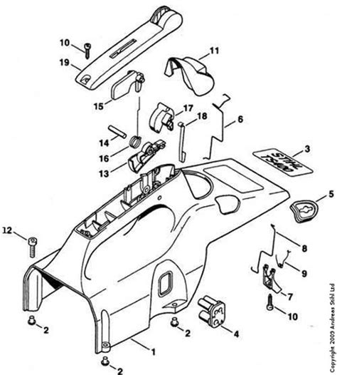 Stihl 009 Trigger Assembly Diagram