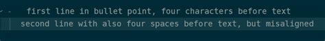 Turn Off Auto Indent Of Bullet List In Source Mode Help Obsidian Forum