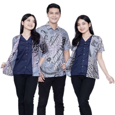 Jual Batik Wanita Modern Kemaja Pria Couple Trendy Batik Dua Putri Manggis Wanita Pdk S Di