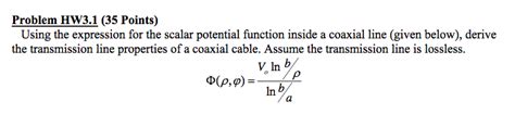 solved using the expression for the scalar potential