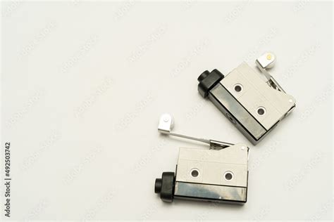 Limit Switch Sensor Of The Machine Tiny Limit Switch For Mechanical Movement And Actuators