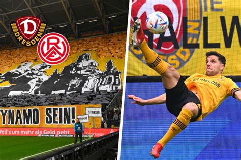 Dynamo Dresden Hammer Choreo Und Traumtor Läuten Sieg Gegen Rot Weiss