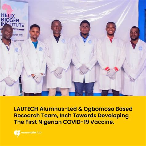 Ennovate Lab On Linkedin Lautech Alumnus Led And Ogbomoso Based