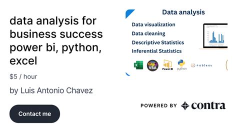 Data Analysis For Business Success Power Bi Python Excel By Luis Antonio Chavez