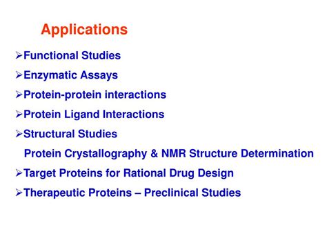 Ppt Protein Engineering And Recombinant Protein Expression Powerpoint